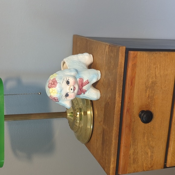 Vintage | Accents | Vintage Blushing Sheep Floral Easter Planter In ...